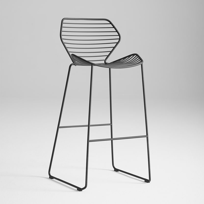 Ginkgo Wire Barstool | Davis Furniture